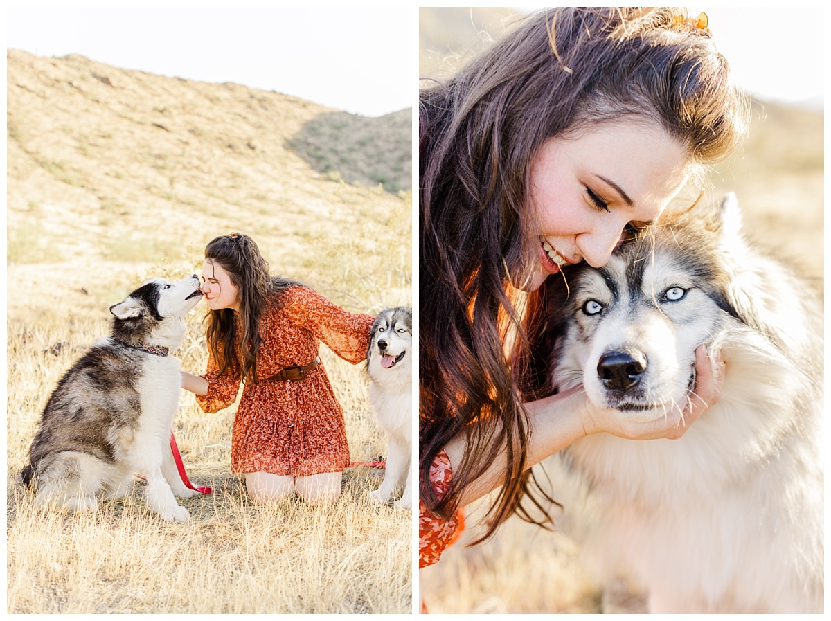 Abigail and Quinn's South Mountain Engagement Session